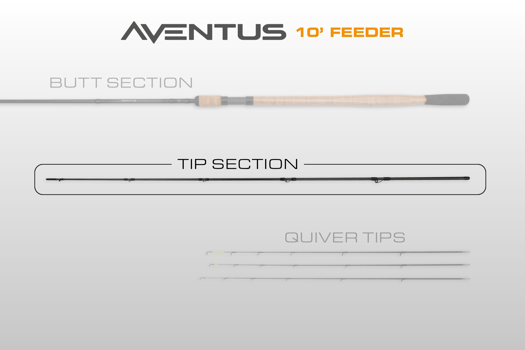 Aventus 10ft Feeder Tip Section | Tackle Guru